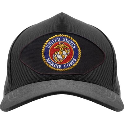 KIT-US MARINES CIRCLE LOGO (BLK)