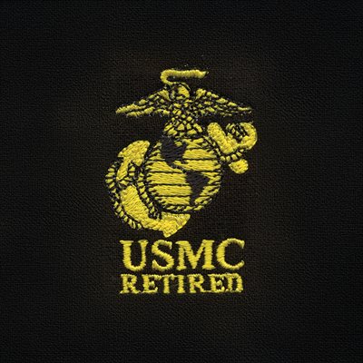 EMB- MINI USMC RETIRED W / G&A (COLOR) (FRONT LEFT PANEL)