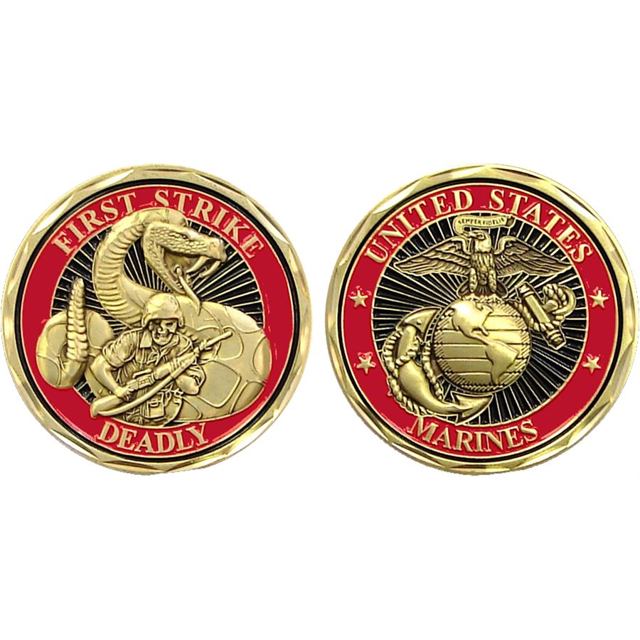 COIN-U.S.MARINES-1ST STRIKE DEADLY[DX15] EGA