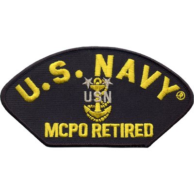 W / U.S. NAVY MCPO RETIRED W / ANCHOR(X):(NEX)@